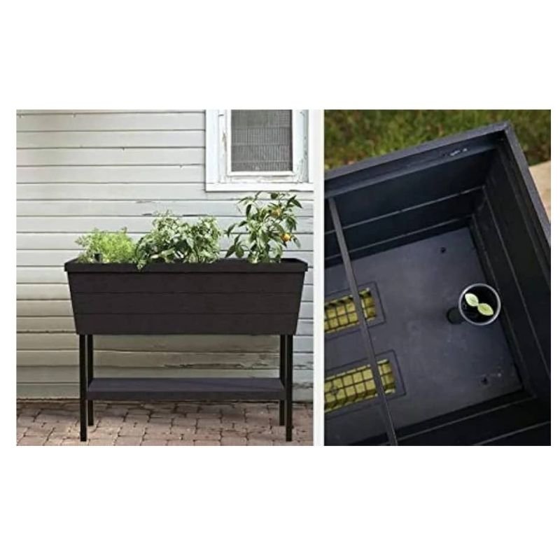 Keter Woodlook Elevated Garden Bed - Savvy Gardens Centre