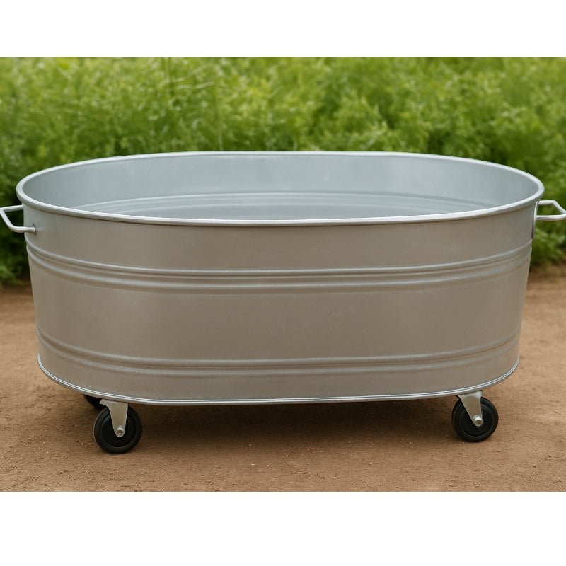 Rectangular Mobile Garden Trough with Drainage – Savvy Gardens Centre